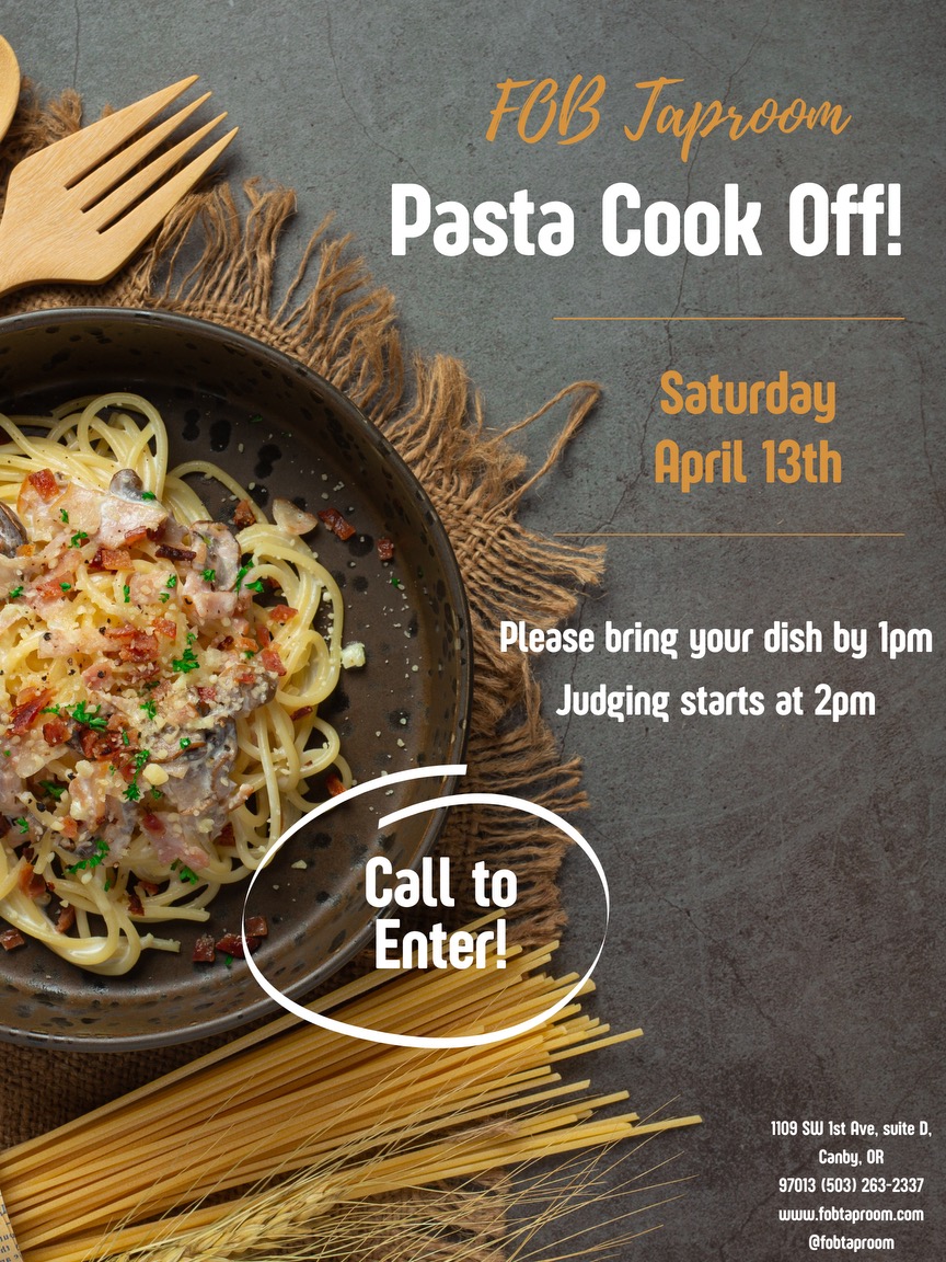 Pasta Cook Off! – FOB Taproom