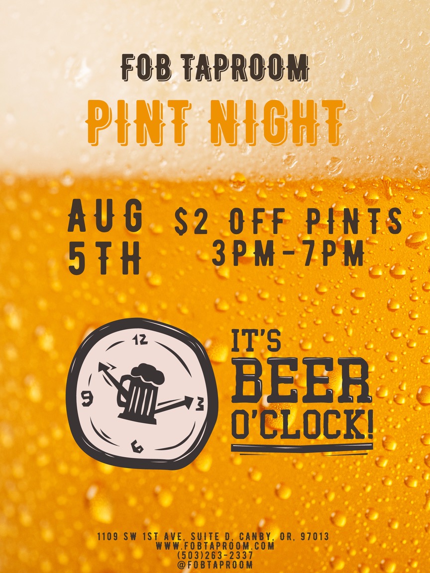 Pint Night! – FOB Taproom