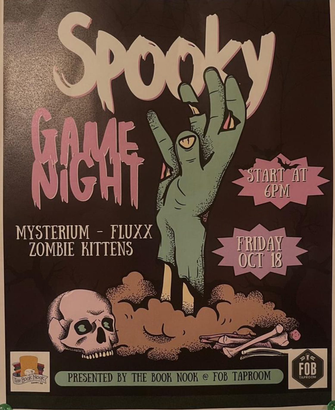 Spooky Game Night – FOB Taproom